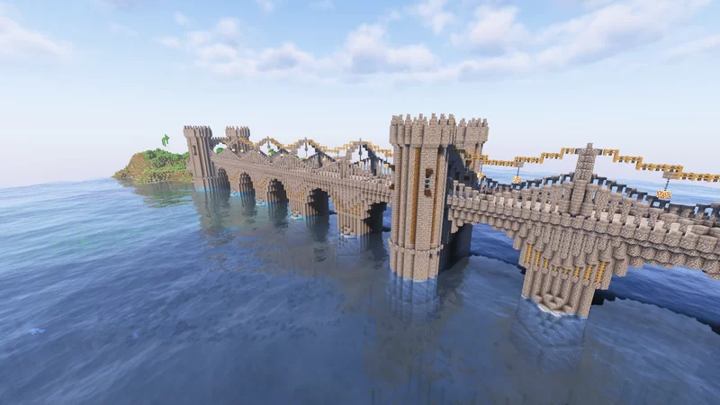 Medieval Fever (10) - Bridge - diagonal Minecraft Map