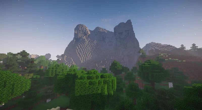 Mount Rushmore Minecraft Map