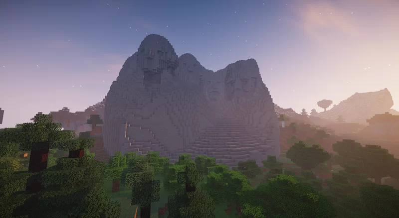 Mount Rushmore Minecraft Map