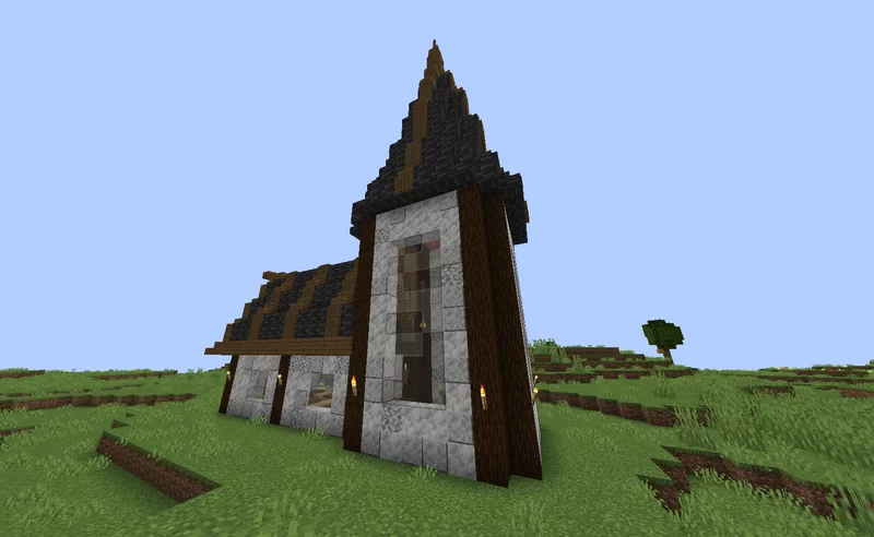 Small Medieval Church Minecraft Map