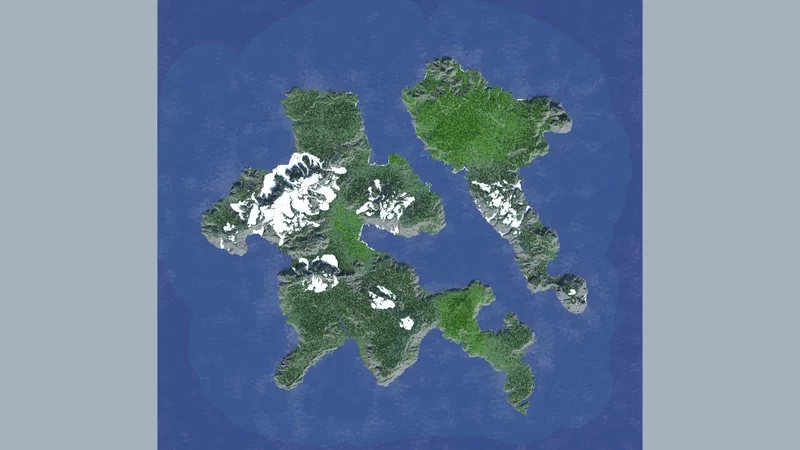 🌄Vinland, 4k, 1.21, RPG Map, Realistic Fantasy Terrain, Ridges & Cliffs ...