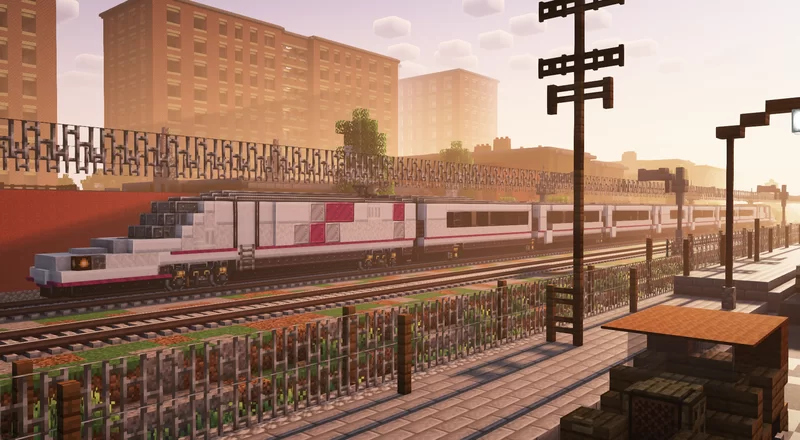 Create: Renfe S112 HighSpeed Train Minecraft Map