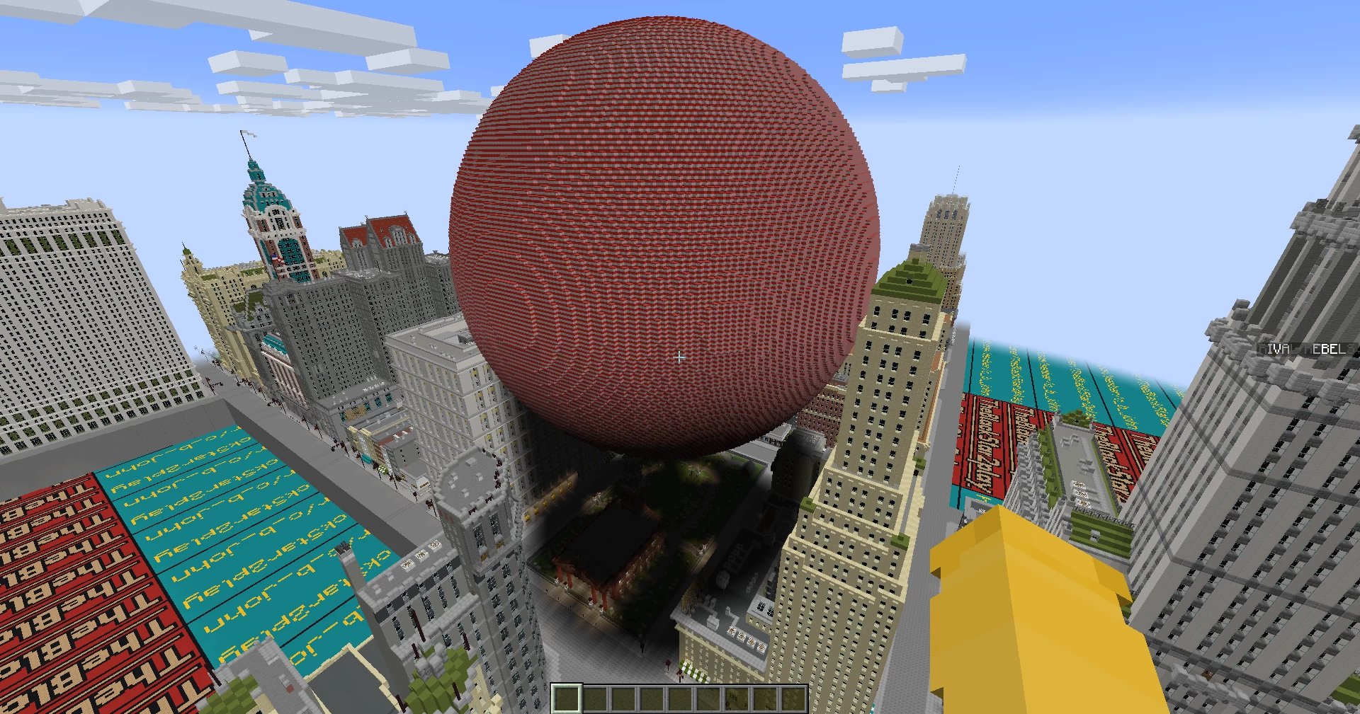 Minecraft Tnt City Map SkyGrid Reset