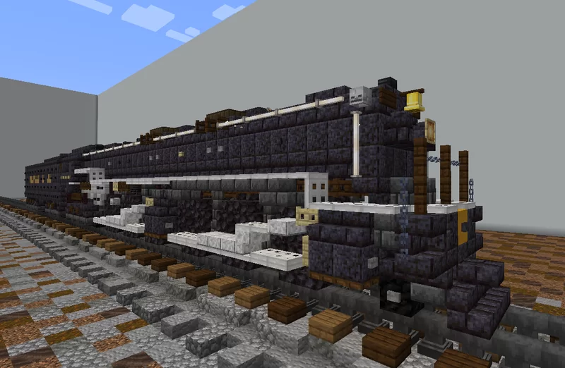 Chesapeake and Ohio 2-6-6-6 Class H-8 'Allegheny' Steam Train Minecraft Map