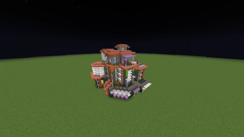 Cyberpunk Hotel Minecraft Map