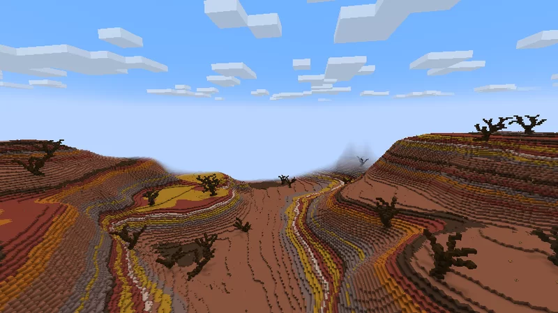 Dreary Badlands Minecraft Map