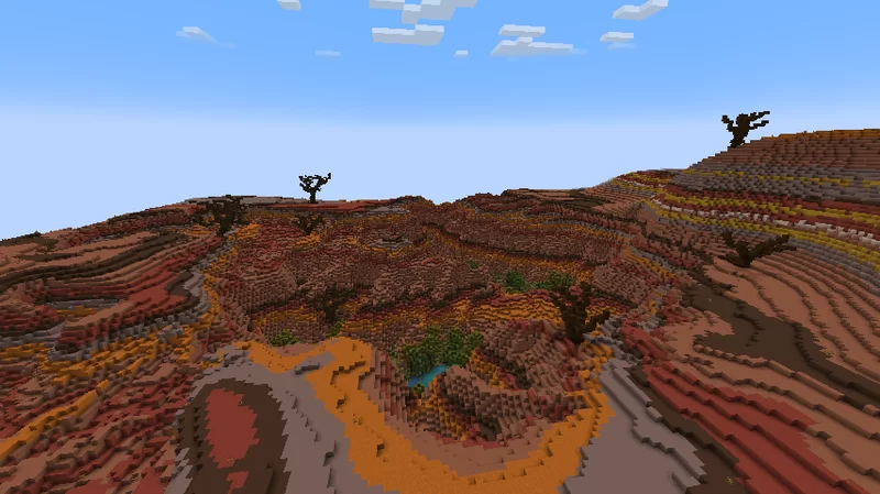 Dreary Badlands Minecraft Map