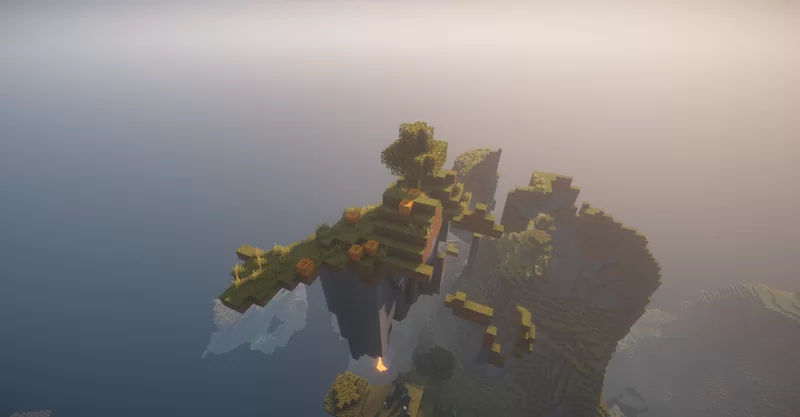 Amplified Skyblock World Minecraft Map