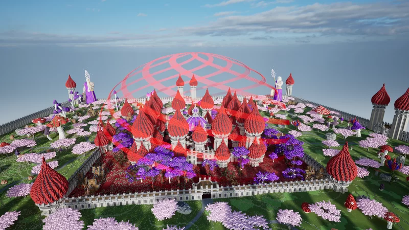 Spawn Fantasy Faction + Warzone Minecraft Map