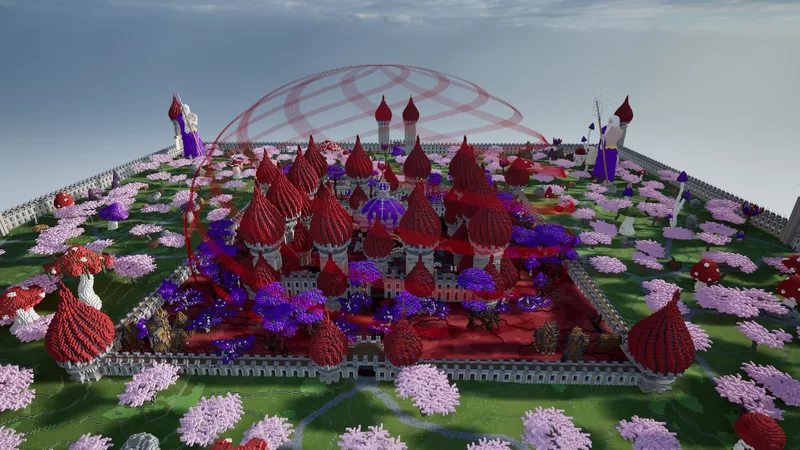 Spawn Fantasy Faction + Warzone Minecraft Map