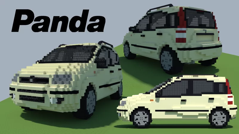 Fiat Panda 2003-2012 [20:1 Scale] Minecraft Map