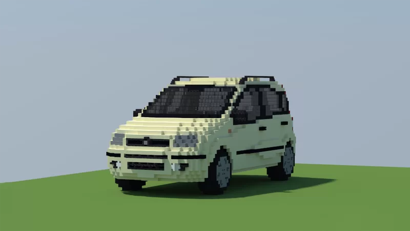 Fiat Panda 2003-2012 [20:1 Scale] Minecraft Map
