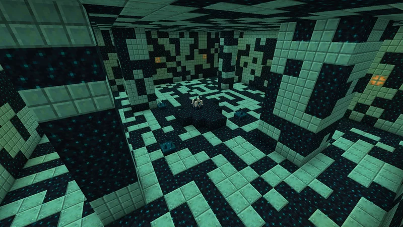 Huge Trial Chamber with warden boss room Minecraft Map