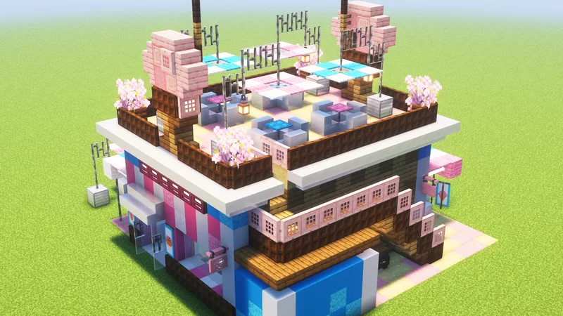 Ice Cream Shop Minecraft Map