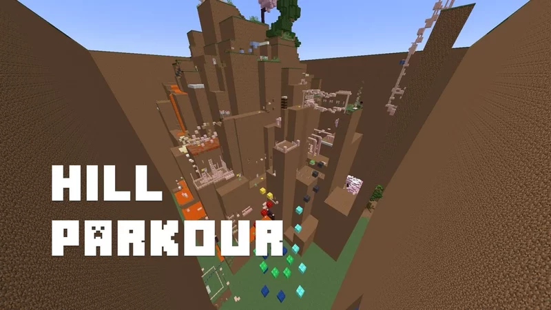 Parkour Hill Minecraft Map