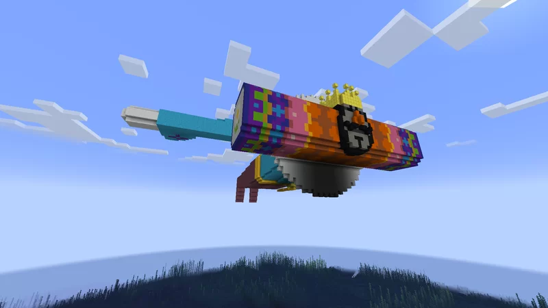 Flying King of All Cosmos (Schematic) Minecraft Map