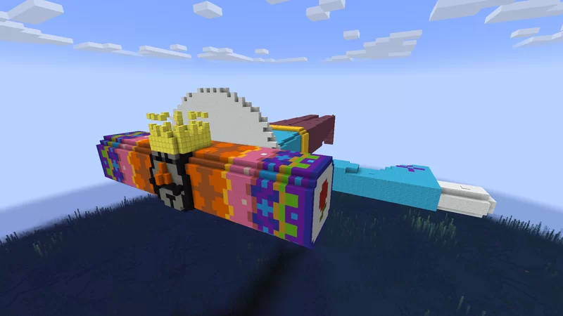 Flying King of All Cosmos (Schematic) Minecraft Map