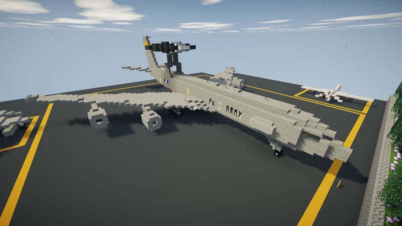 E-3 Sentry plane (PK Army version) Minecraft Map