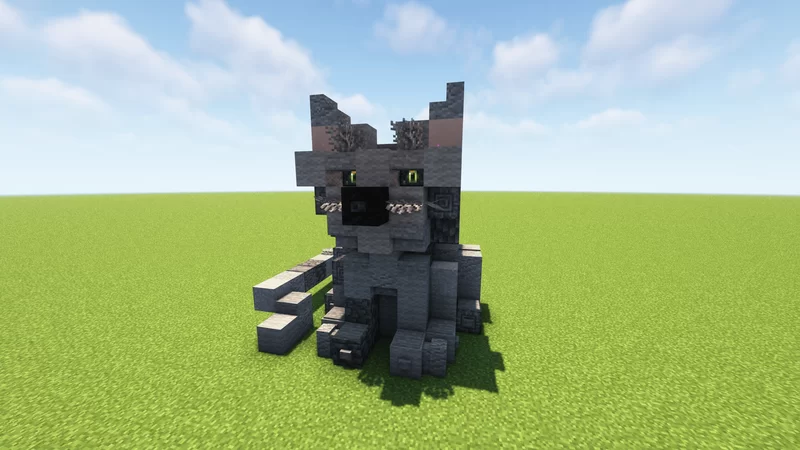 Серый котёнок | Gray kitten Minecraft Map