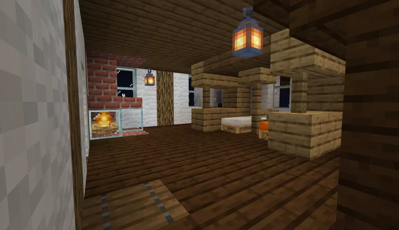 small cozy cottage Minecraft Map