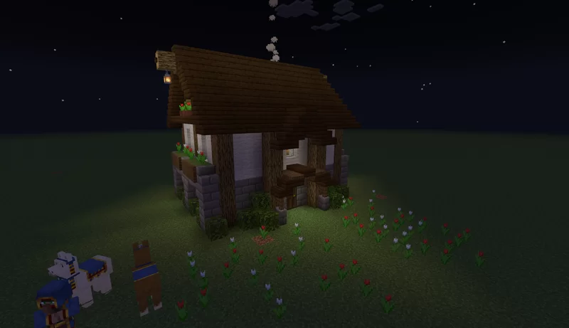 small cozy cottage Minecraft Map