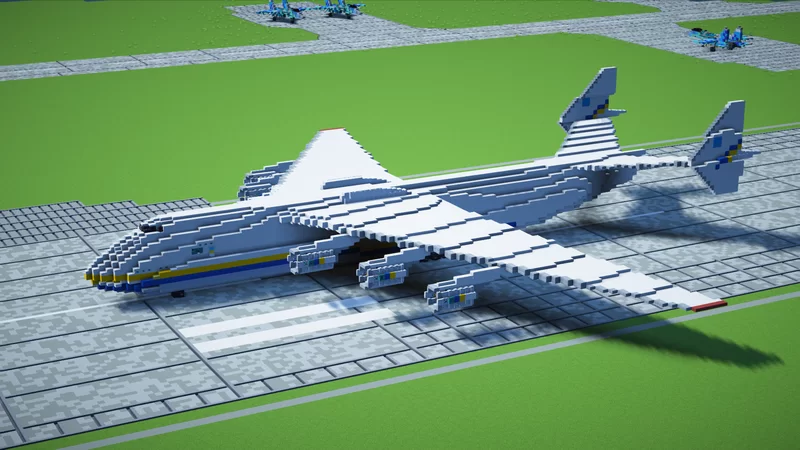Antonov An-225 Mriya Cargo Plane Minecraft Map