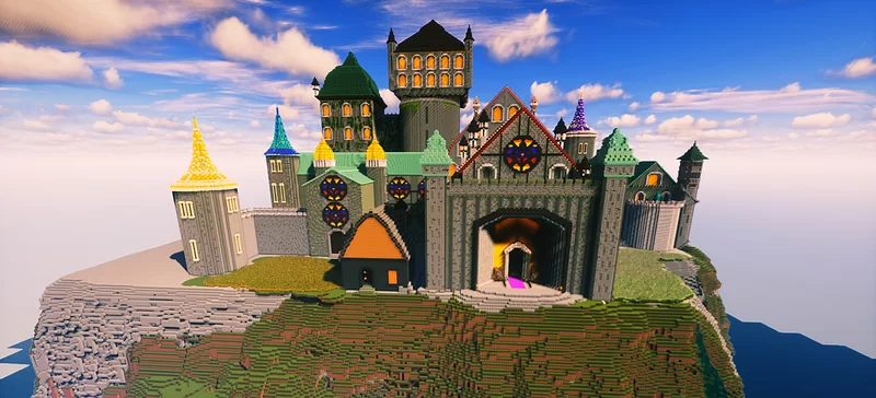 Ocean/Gothic Castle | Minecraft timelapse Minecraft Map