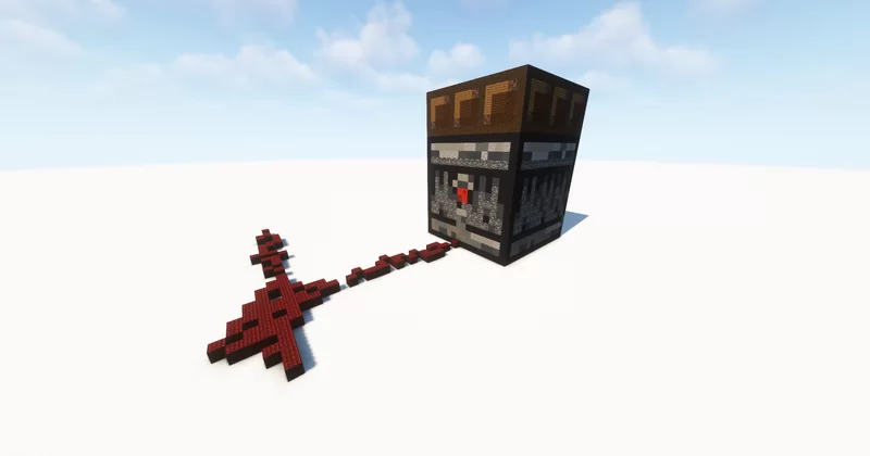 Observer with detector and redstone Minecraft Map