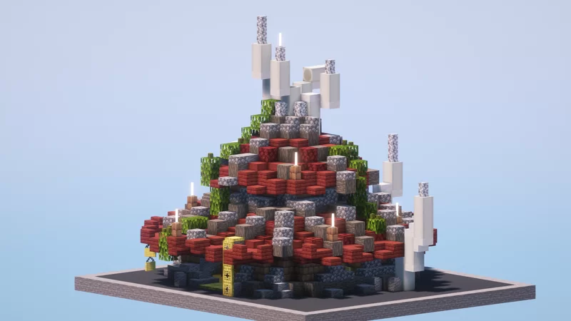 Orchish Rounded Huts Minecraft Map