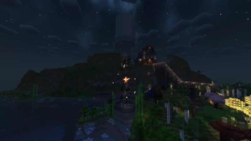 All The Mods 9 Minecraft ATM9 Builds- Building a Tower for Powah Orb & Reactors (No Commentary ...