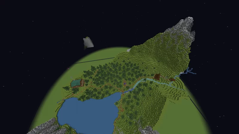 Swiss Alps Lake Minecraft Map