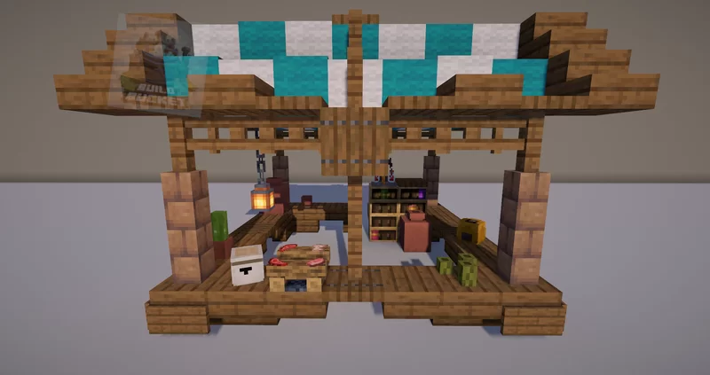 10 Market Stall [PACK] Minecraft Map