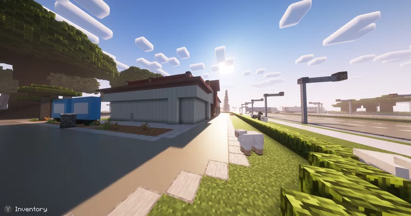 Jack in the Box Restaurant. (Schematic, JAVA, and Bedrock) Fast Food Place Minecraft Map