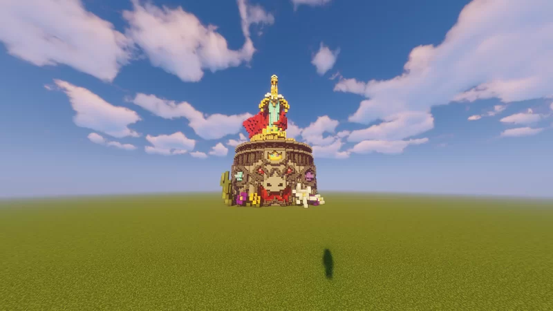 Technoblade Statue Minecraft Map