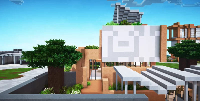 Thanks Nature Cafe | Cubed Creative Minecraft Map