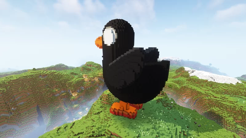 Minecraft Duck Statue Free Minecraft Map