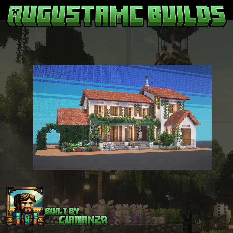 AugustaMC|Mediterranean Farm House Minecraft Map