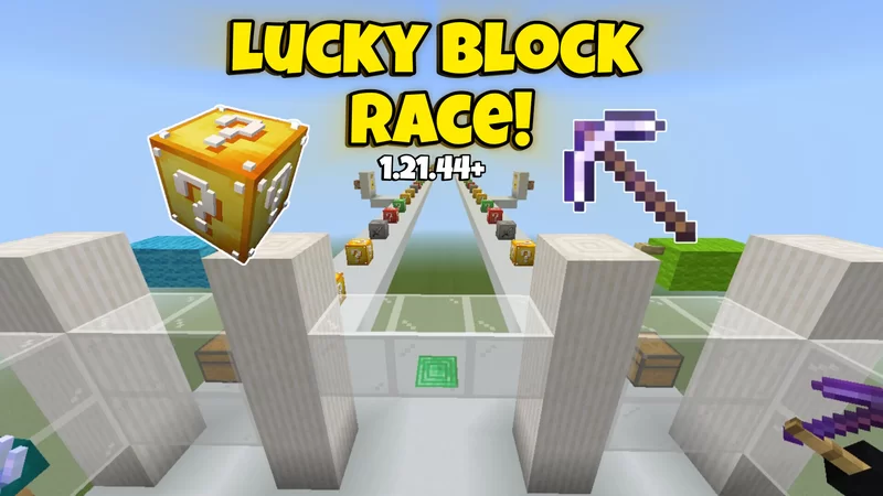 Lucky Block Race Minecraft Map