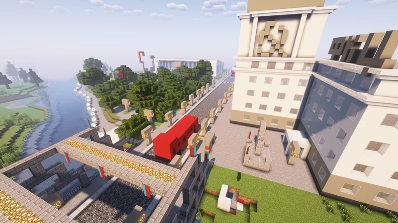 Sovetsk medical University (Building a city) Minecraft Map