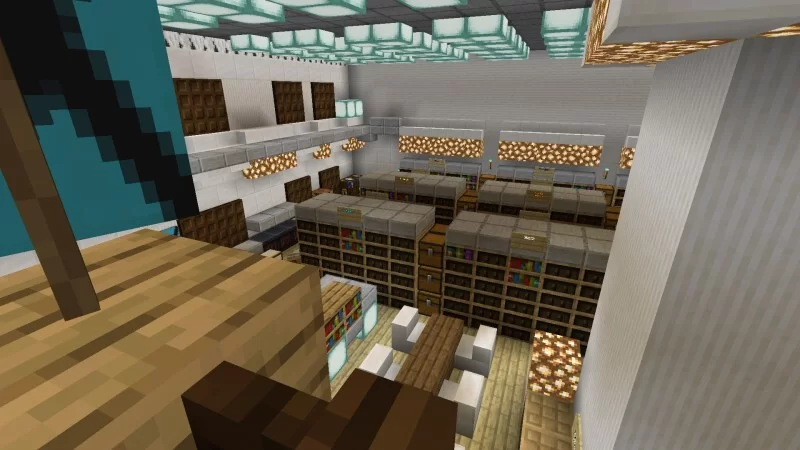 Perpustakaan Gish Nasional Minecraft Map