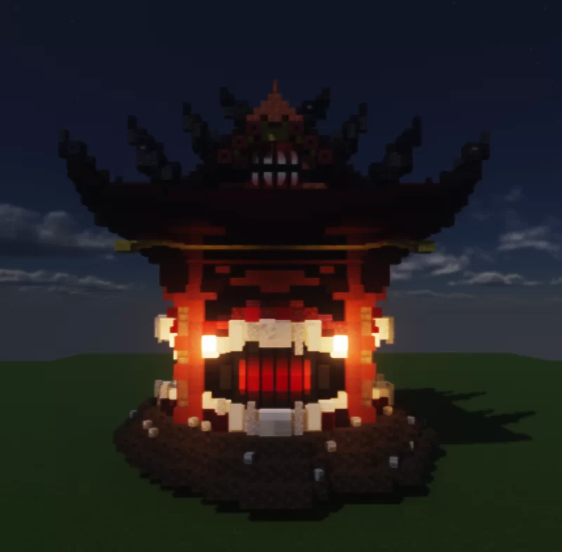 Sukuna's Domain Expansion "Malevolent Shrine" Minecraft Map