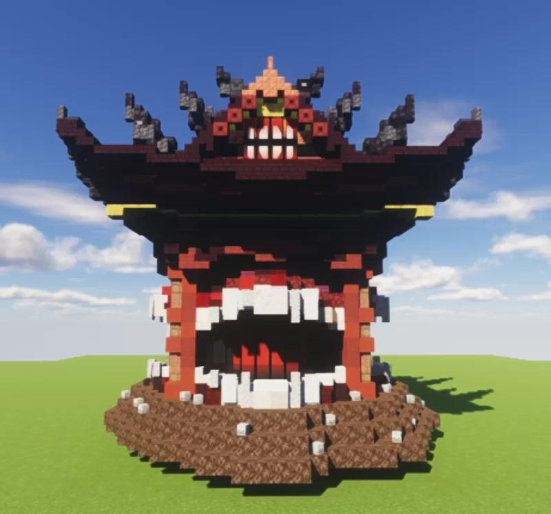 Sukuna's Domain Expansion "Malevolent Shrine" Minecraft Map