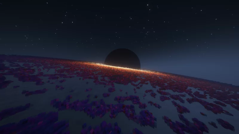 [TON-618] - 1k block diameter Black Hole Minecraft Map
