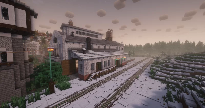 SteamPunk Modpack Industrial City Map Minecraft Map
