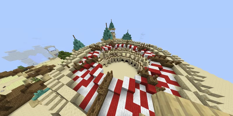 Desert Spawn Skyblock Hub Minecraft Server Minecraft Map