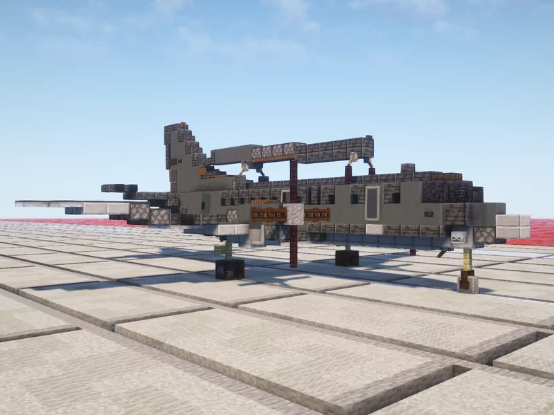 Saab 340 AEW&C 1.5:1 Minecraft Map