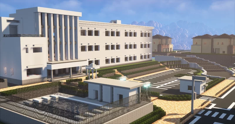 (1.7.10)A Japanese Highschool/Samgladiator Yandere Highschool Minecraft Map