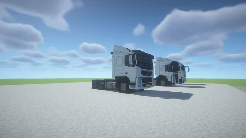 build Volvo FM400 with chisel and bits Minecraft Map