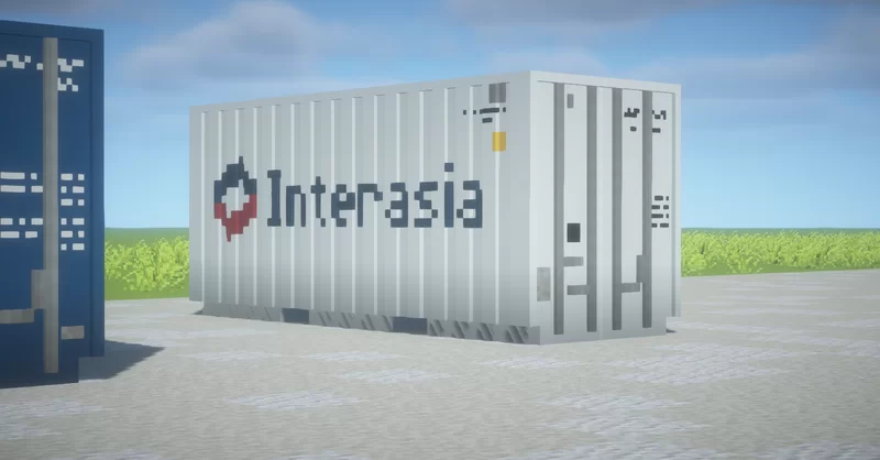 Interasia container 20ft Minecraft Map