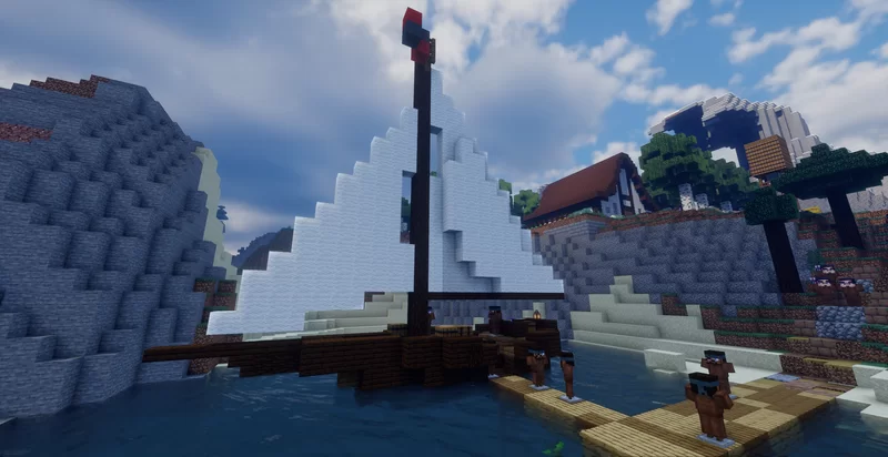 Minecraft Medieval Village - Rocky Shores Minecraft Map